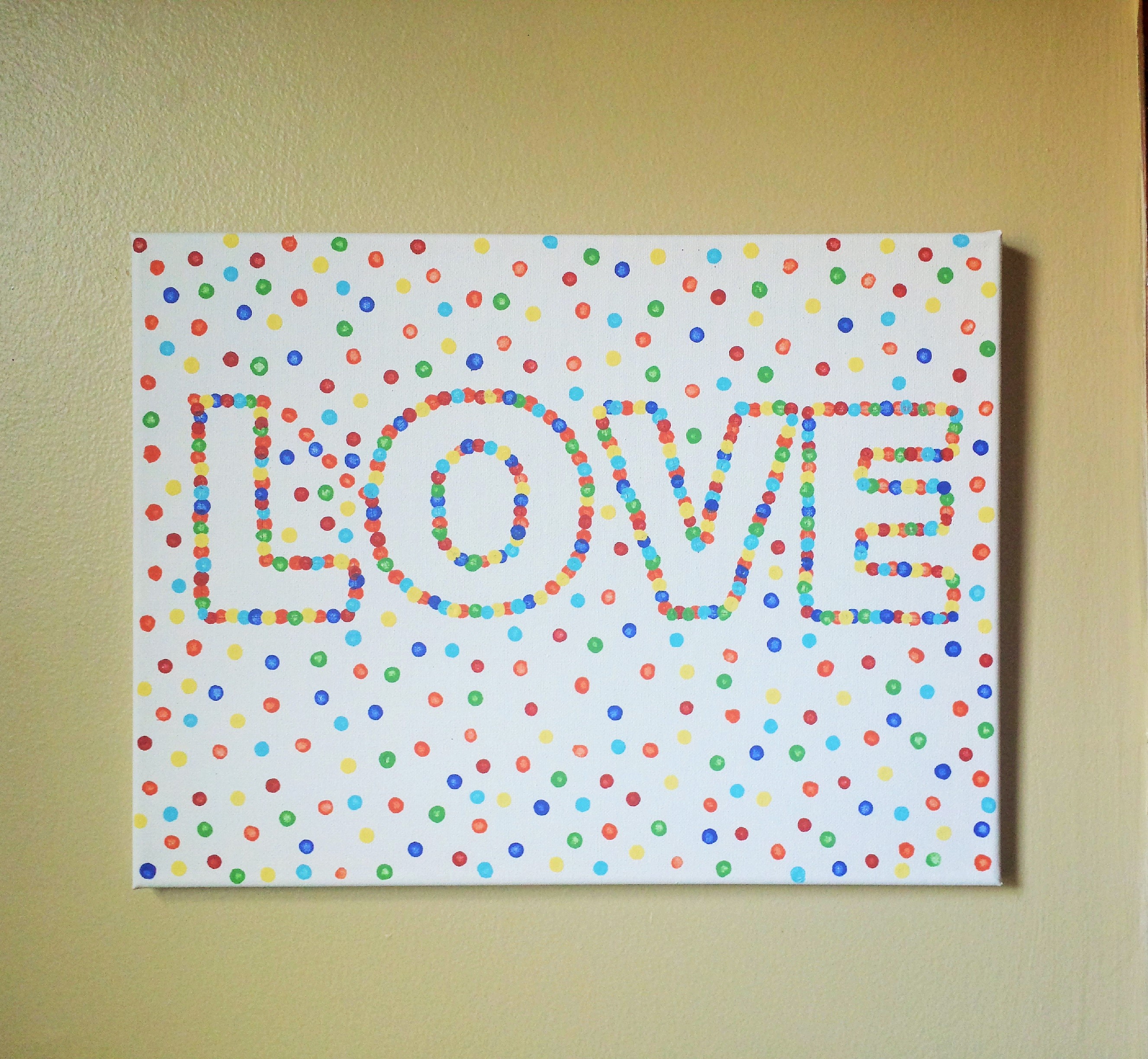 Colorful Polka Dot Art – Wonderful Creations