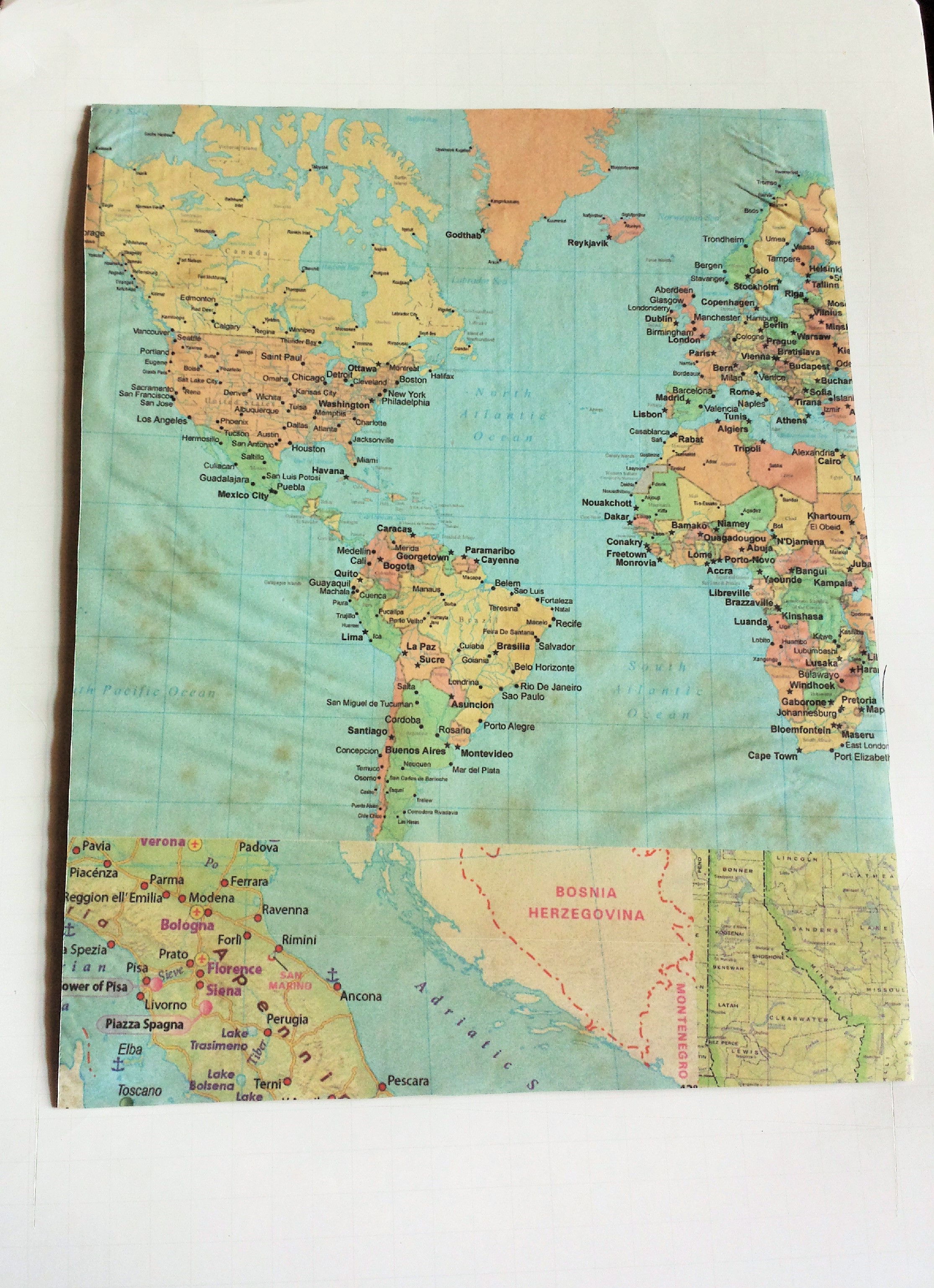 DIY Map Art – Wonderful Creations