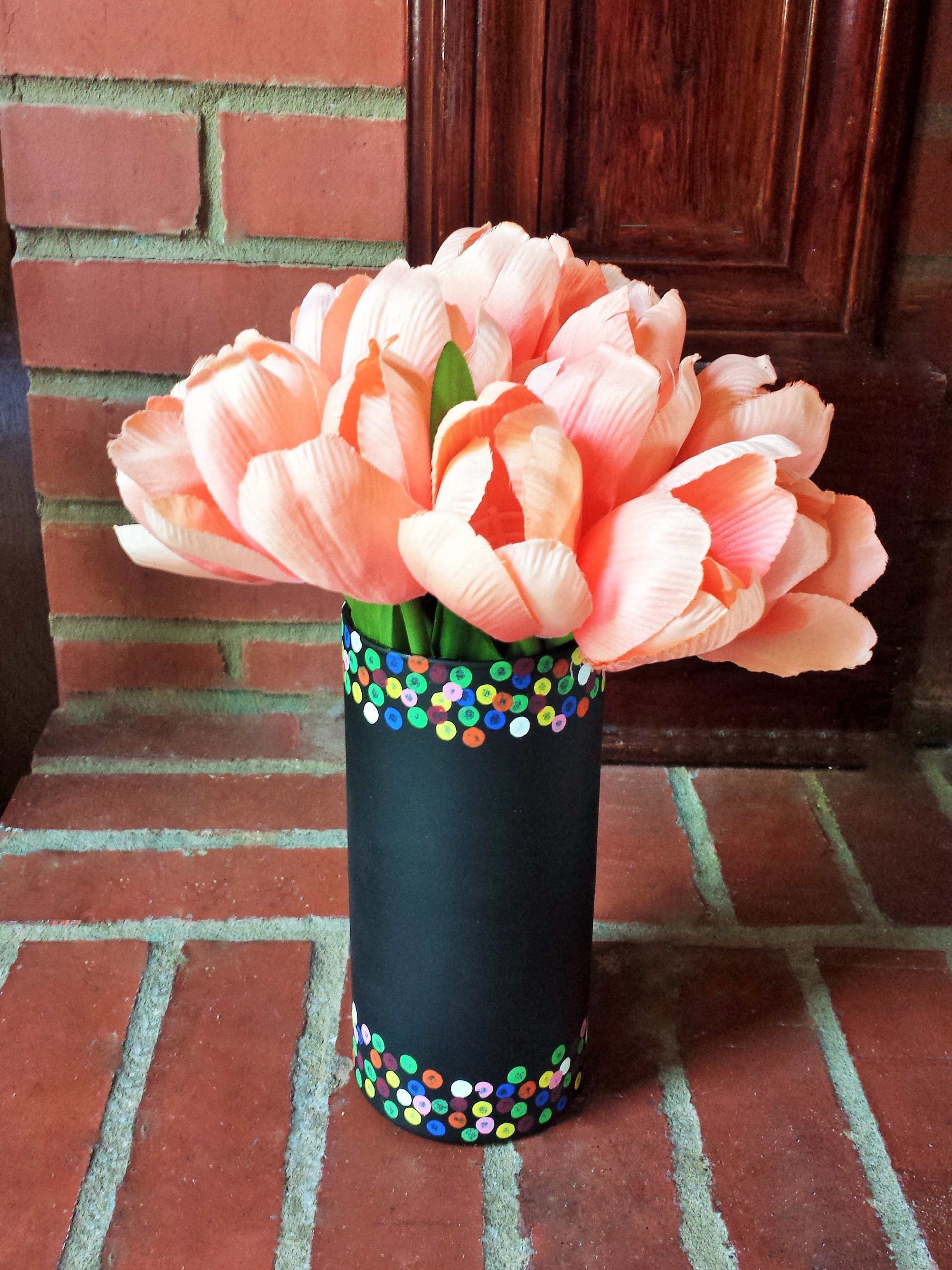 DIY Chalkboard Vase – Wonderful Creations