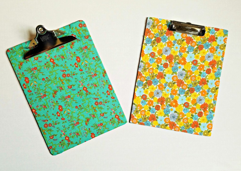 Fabric Covered Clipboards – Wonderful Creations