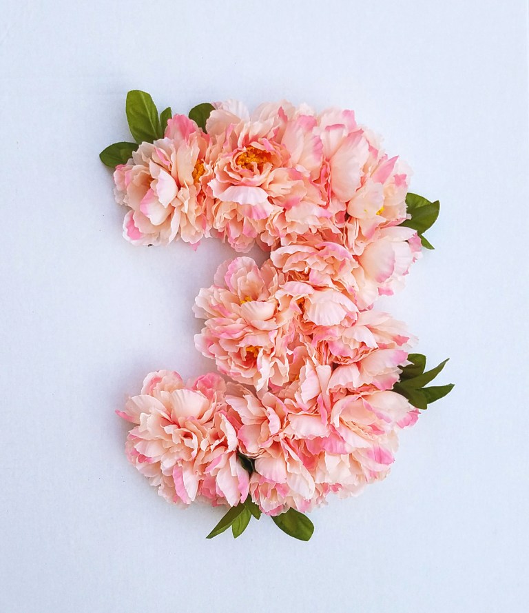 DIY Flower Number – Wonderful Creations