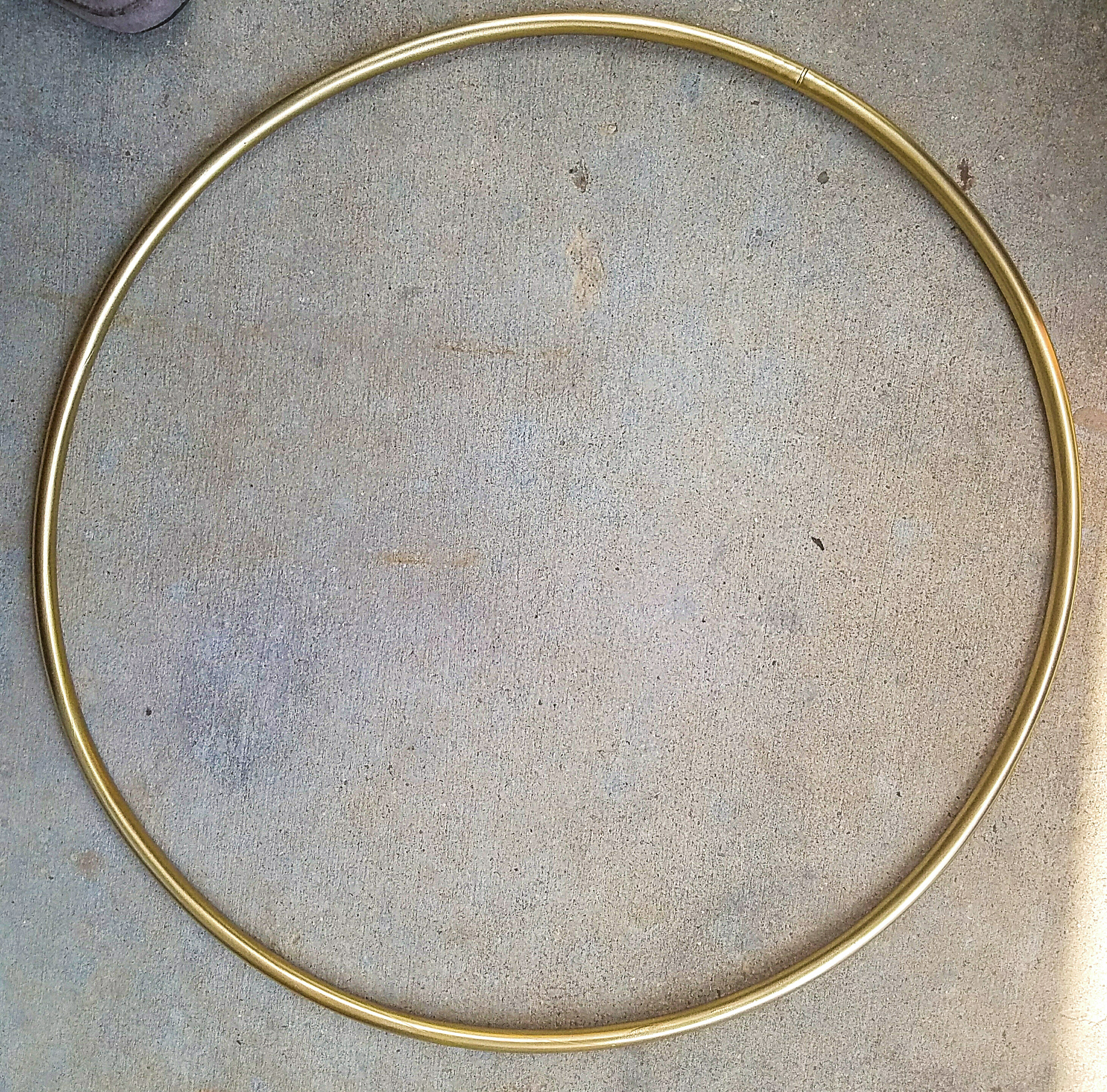 DIY Hula Hoop Wreath – Wonderful Creations
