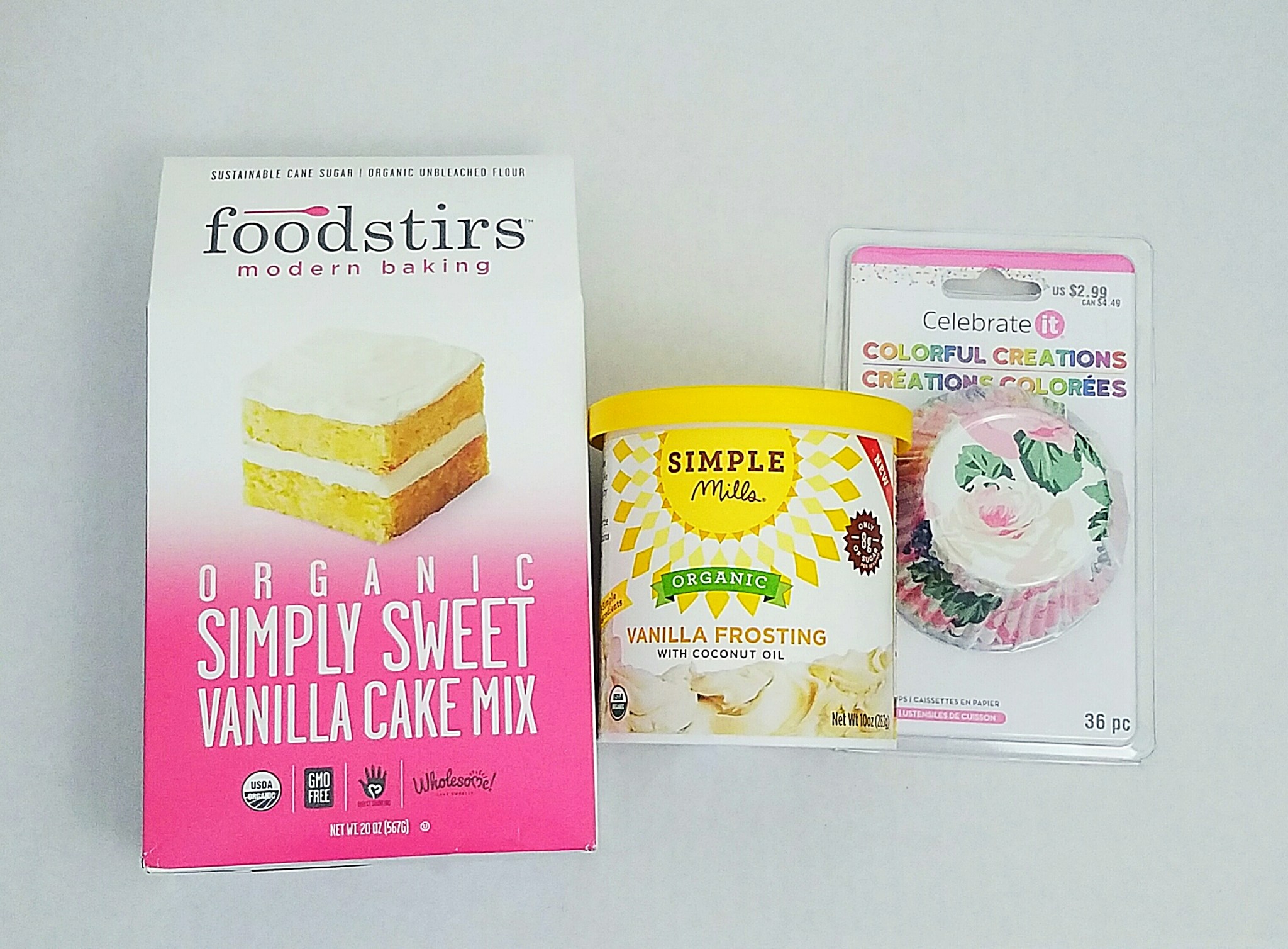 Organic Cake Mix Cupcakes – Wonderful Creations
