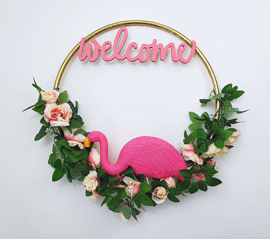 Flamingo Wreath – Wonderful Creations