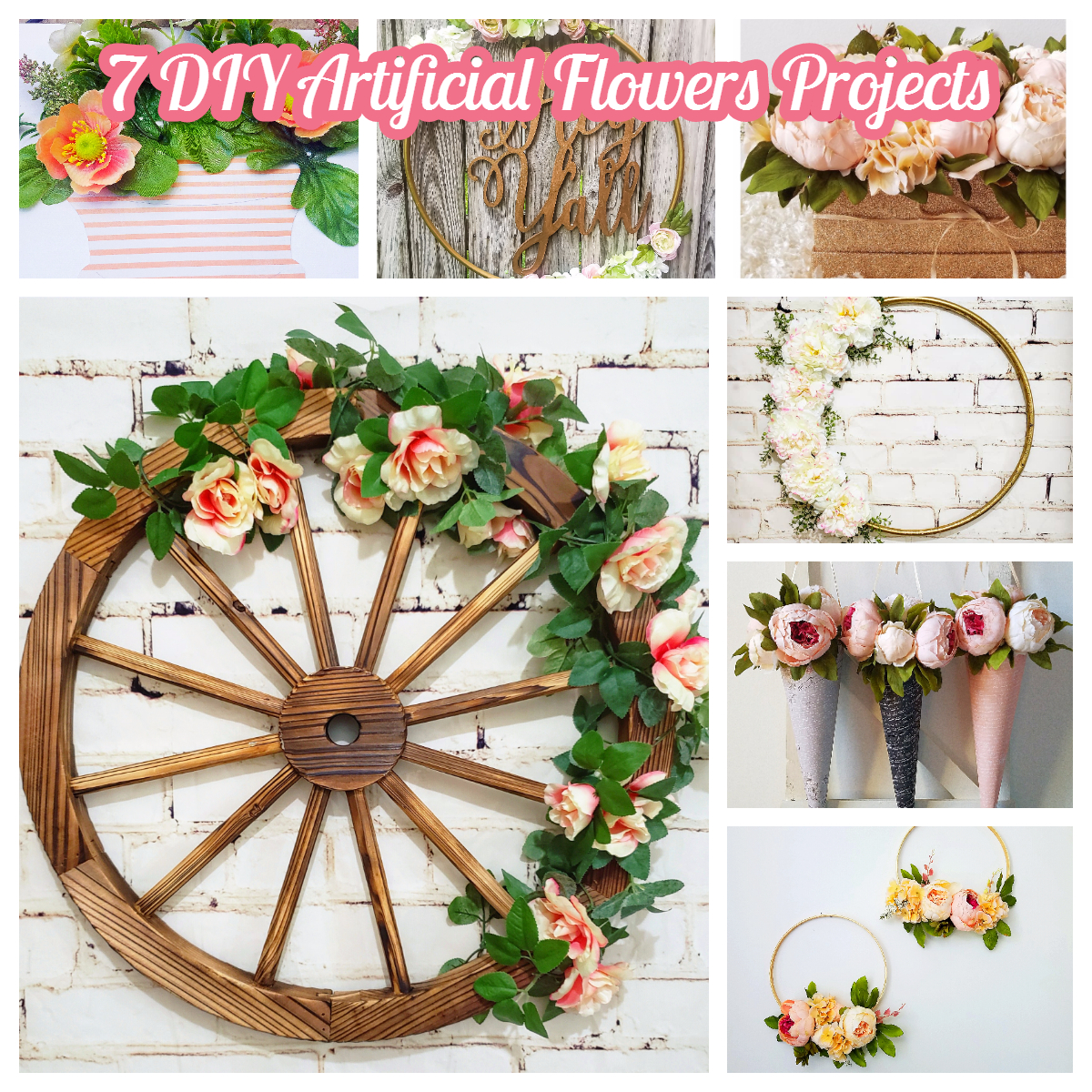 7 DIY Artificial Flowers Projects – Wonderful Creations